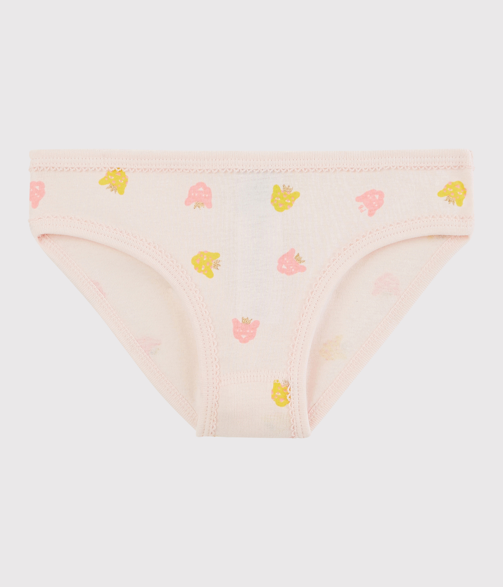 La mutandina in cotone per bambina FLEUR/MULTICO 5347202 | Petit Bateau